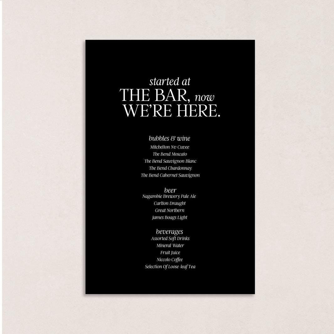 Bar Signage – Atelier Creative | ah-tel-e-a