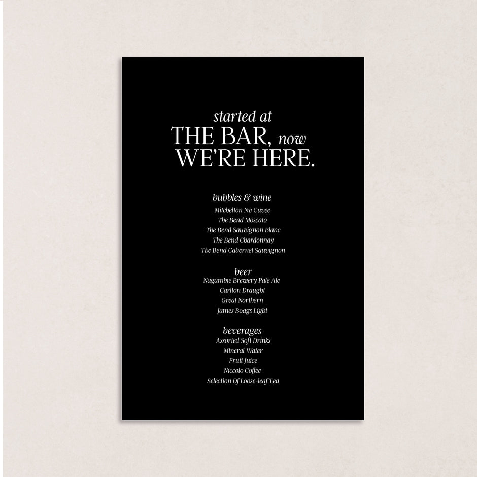 Bar Signage – Atelier Creative | ah-tel-e-a